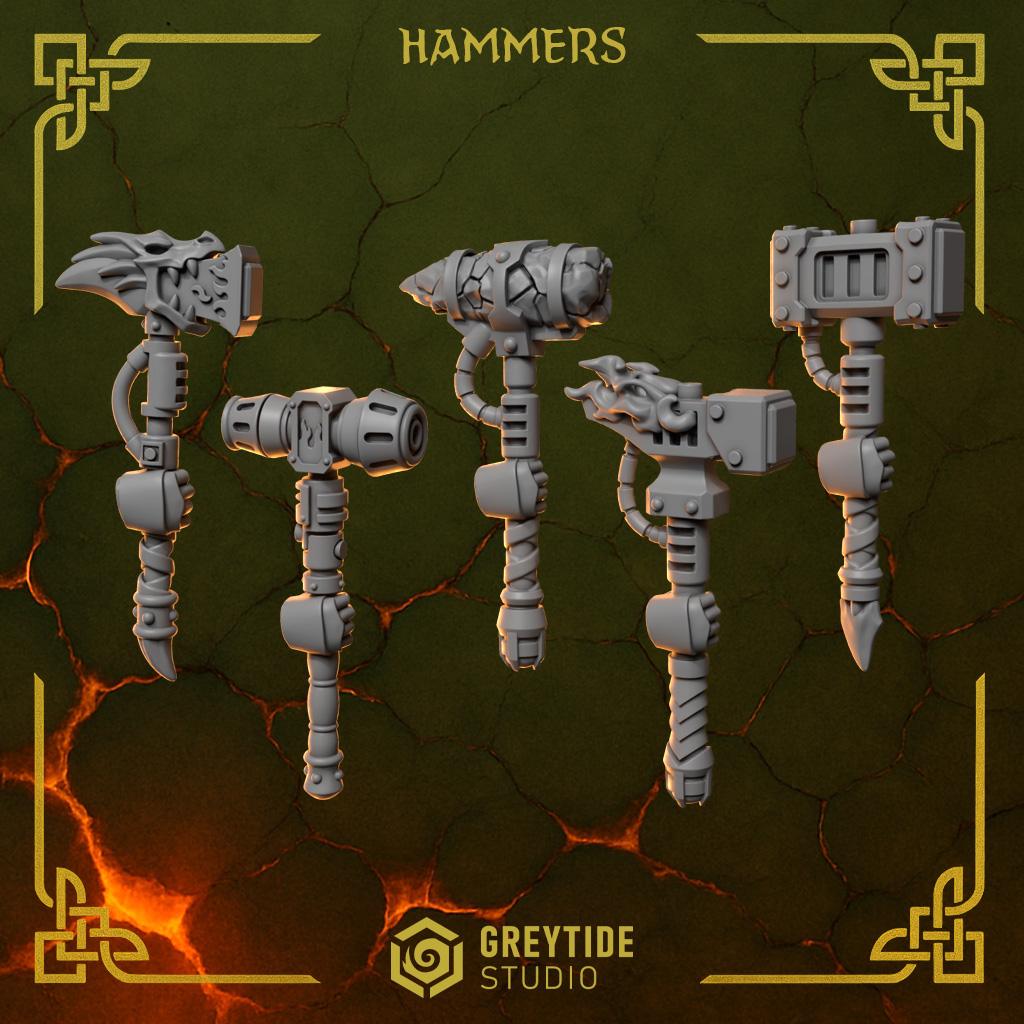 Hammers | Fire Drakes | GreyTide Studios - Resin Forge Miniatures ...